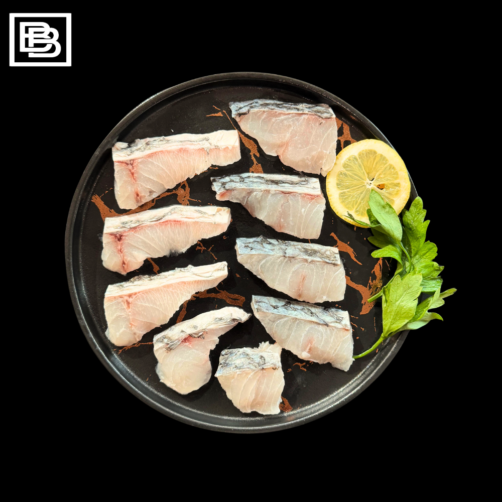 Infinity Blue Barramundi, Kirimi, Slices – Butcher Box SG