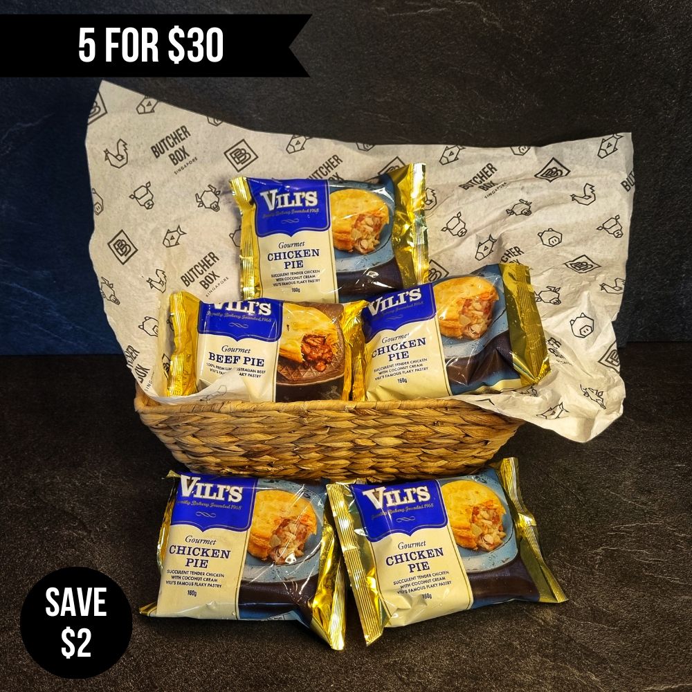 Vili's Pie, Vilis Chicken Pie, Chicken Pie – Butcher Box SG