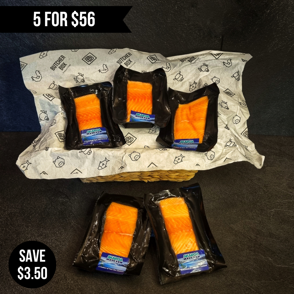 Fresh Akaroa, NZ King Salmon, Salmon – Butcher Box SG