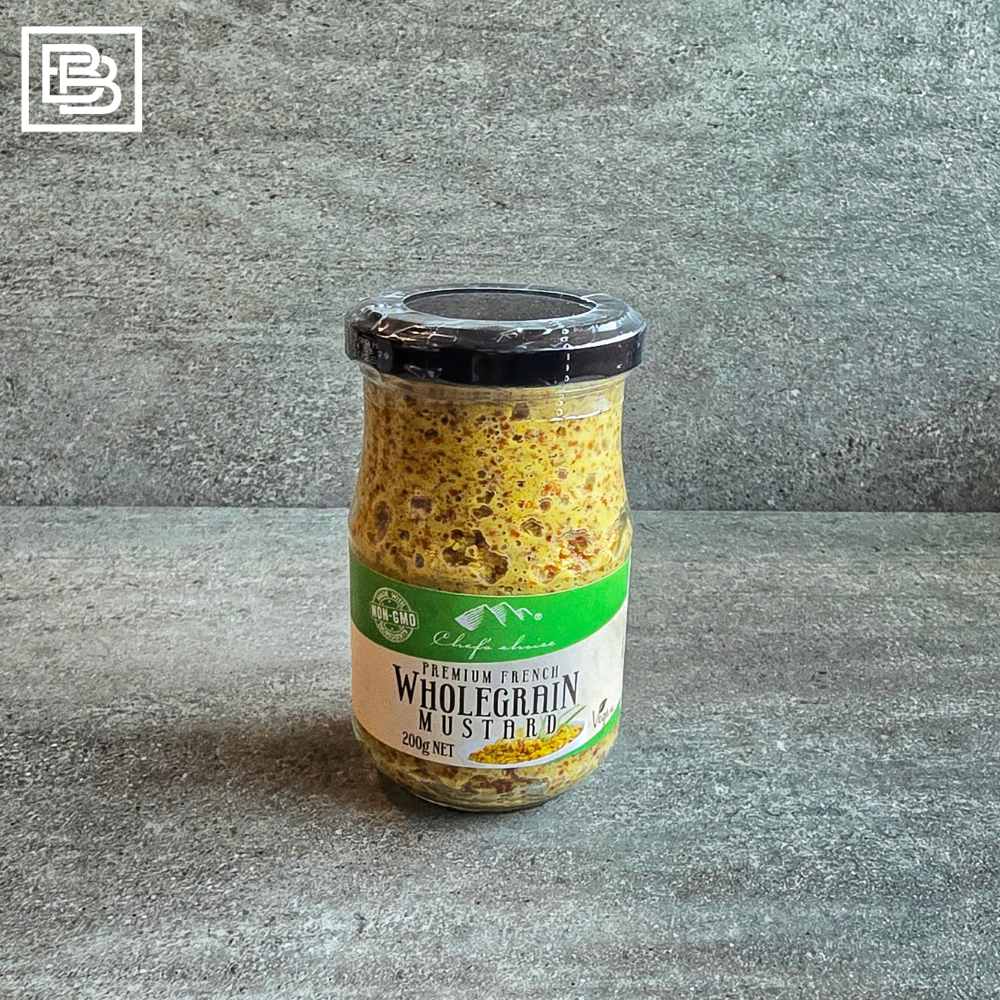 Chef’s Choice Premium Wholegrain Mustard [200g] – Butcher Box SG
